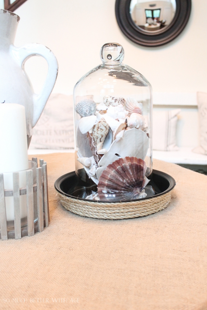 DIY Summer Cloche Tray - Jamie Lundstrom