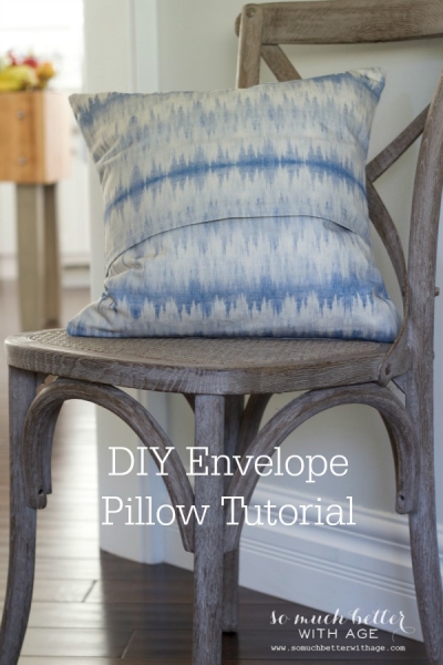 DIY Envelope Pillow Cover Tutorial - Jamie Lundstrom