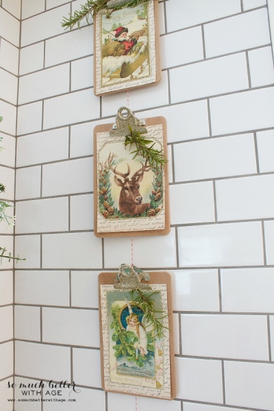Vintage Vertical Christmas Garland - Jamie Lundstrom