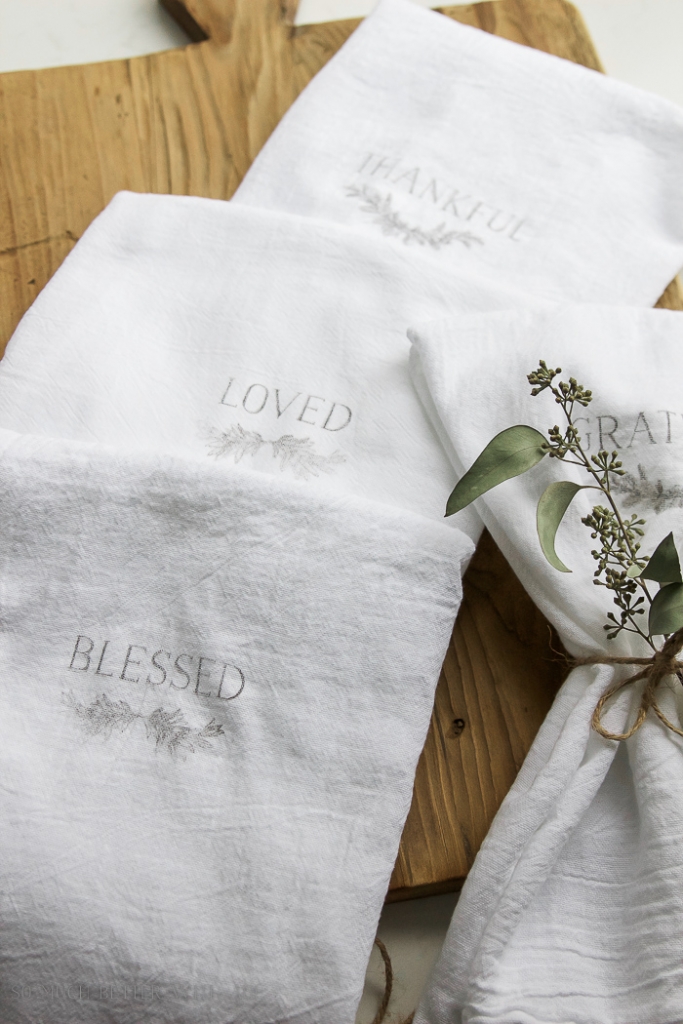 Thanksgiving Napkin Transfer Tutorial - Jamie Lundstrom