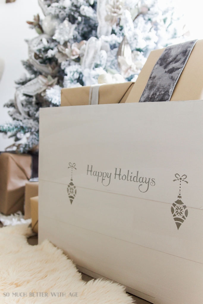 Painted Christmas Trunk - Jamie Lundstrom