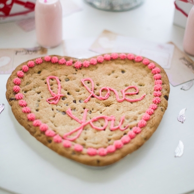 Valentine's Day Big Heart Cookie Recipe - Jamie Lundstrom