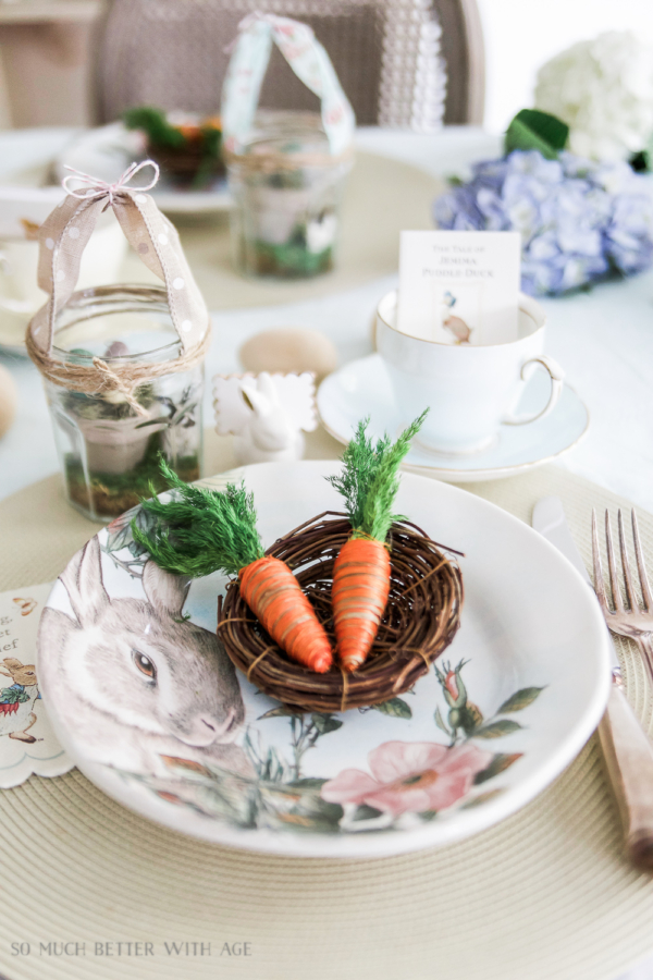 How to Set a Peter Rabbit Inspired Easter Table + Video - Jamie Lundstrom