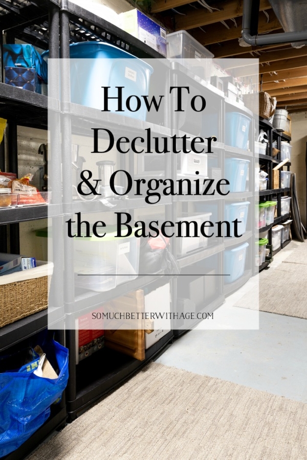 How to Declutter and Organize the Basement - Jamie Lundstrom
