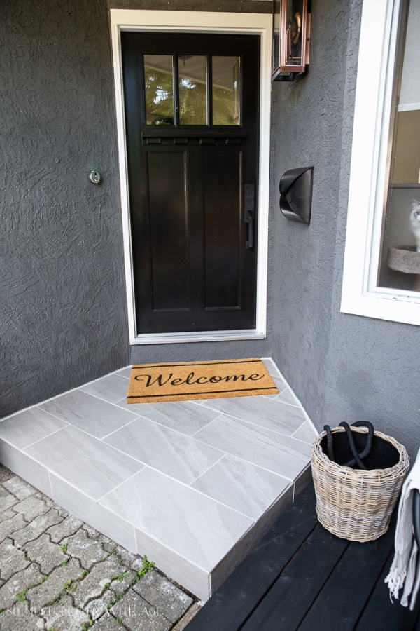 How to Build and Tile a Front Step - Jamie Lundstrom