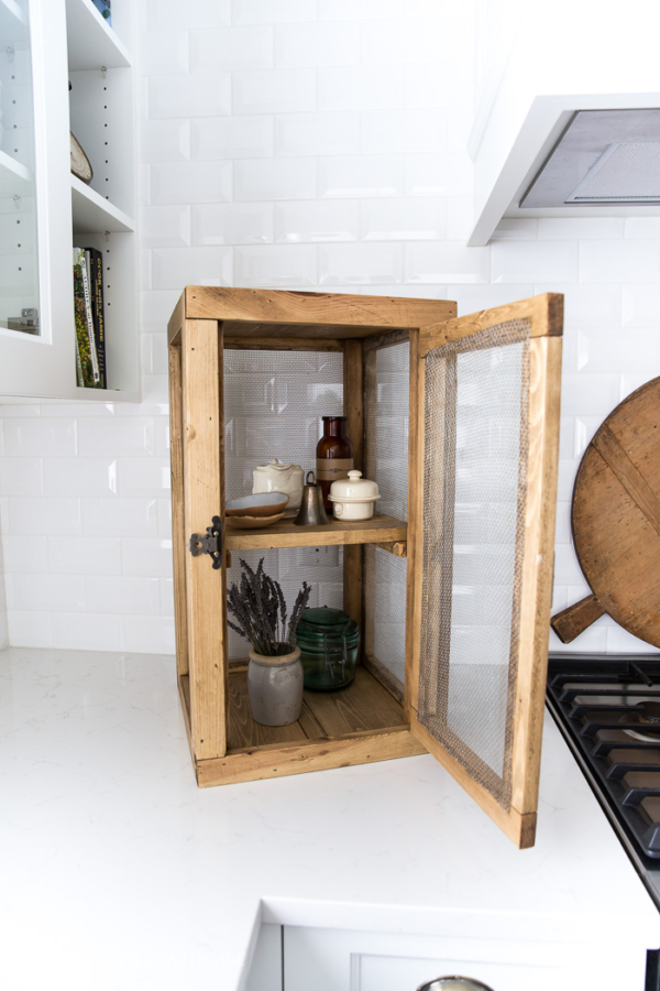 DIY Small Wooden Display Case (or French Cheese Safe) - Jamie Lundstrom