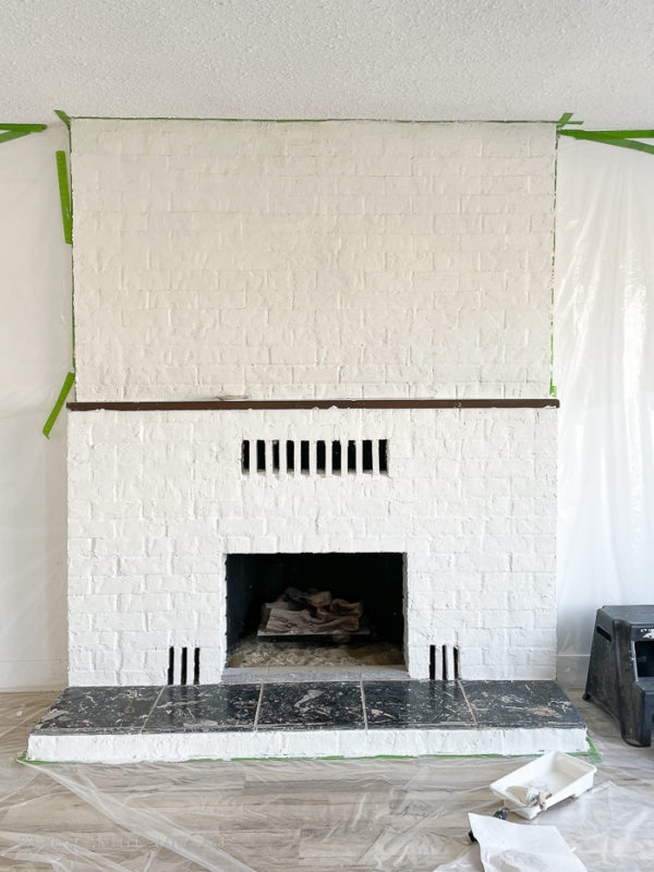 How to Plaster a Brick Fireplace - Jamie Lundstrom