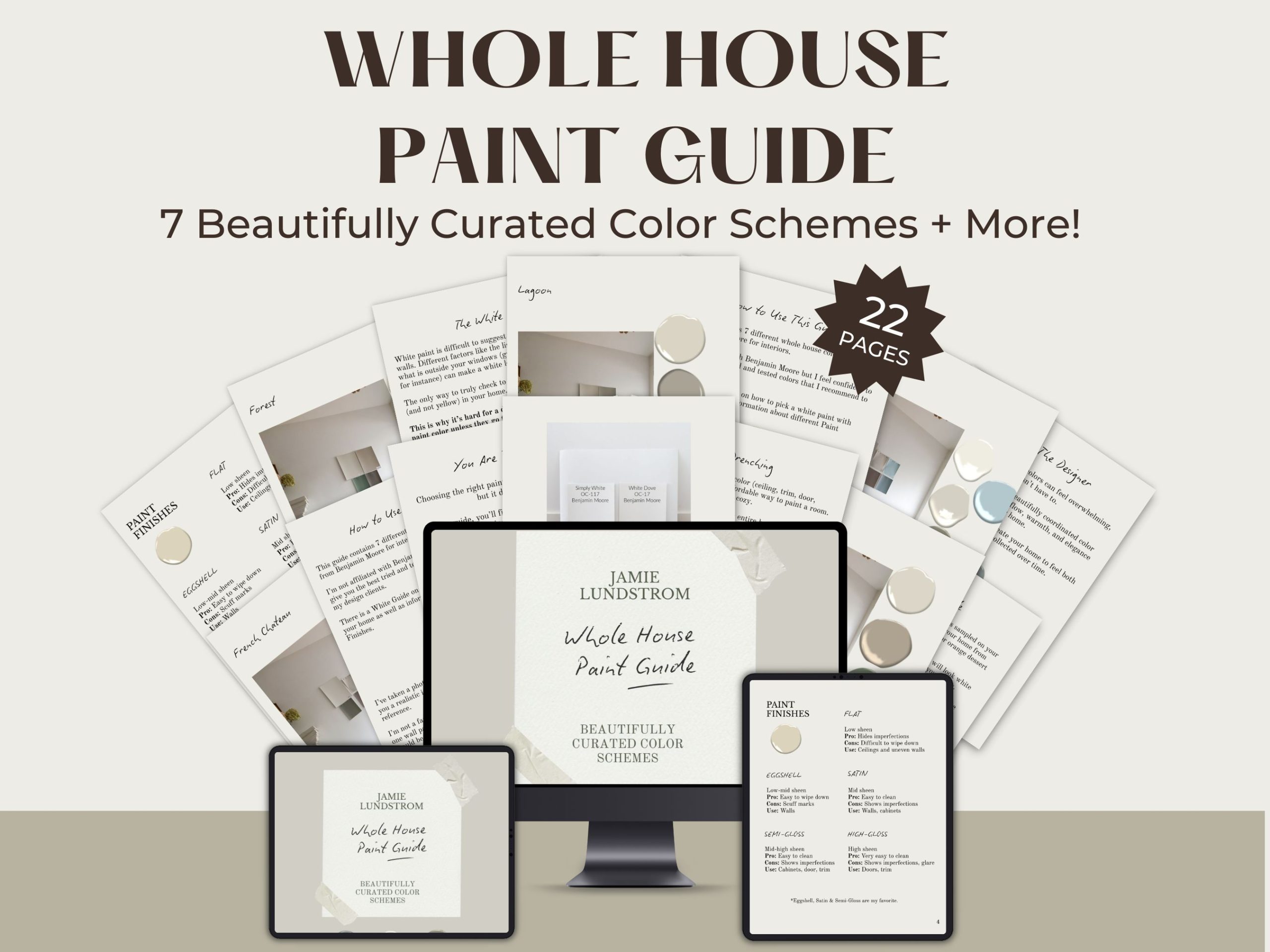 Whole House Paint Guide - Jamie Lundstrom